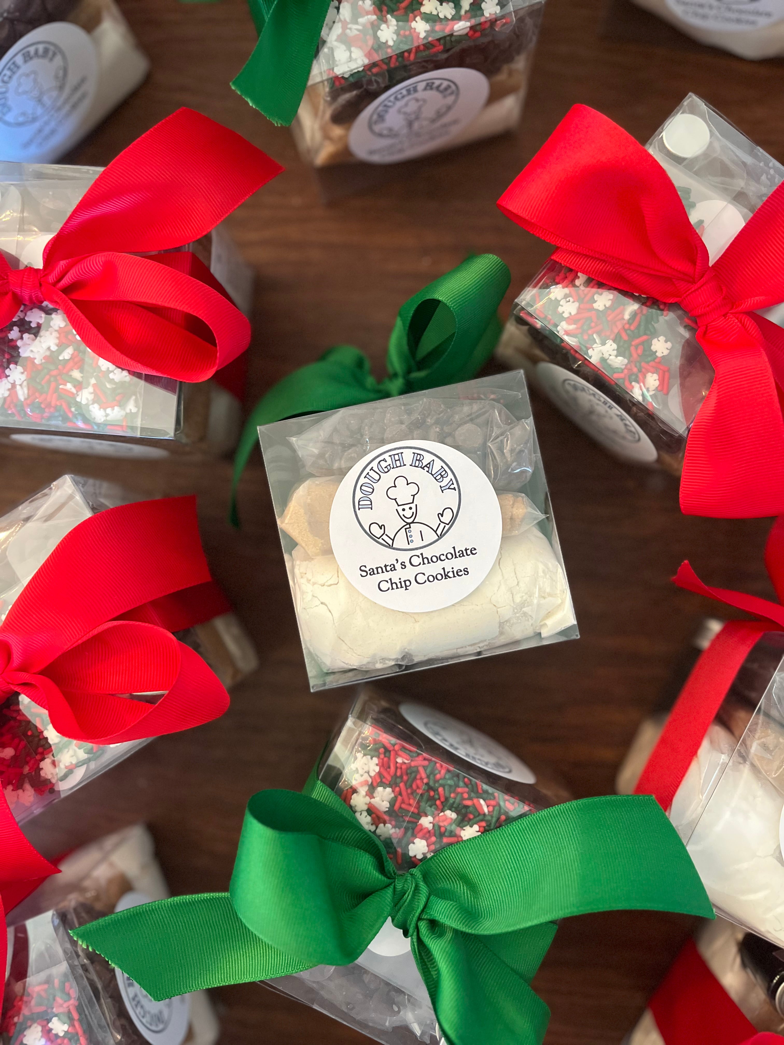 Santa’s Chocolate Chip Cookies – Dough Baby Baking Co.